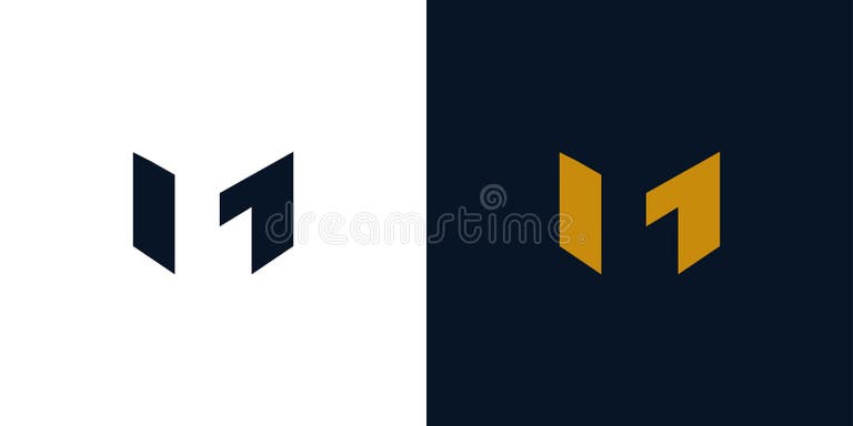 The M1 Logo Design is Unique and Powerful Stock Vector - Illustration ...
