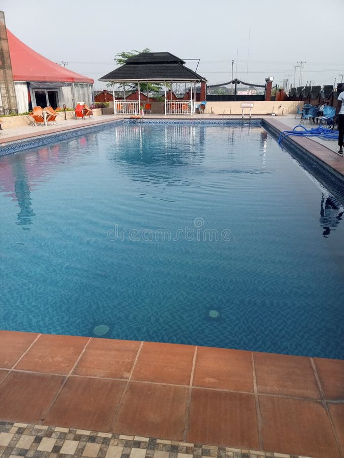 A 20m Long Standard Swimming Pool Stock Image - Image of standard ...