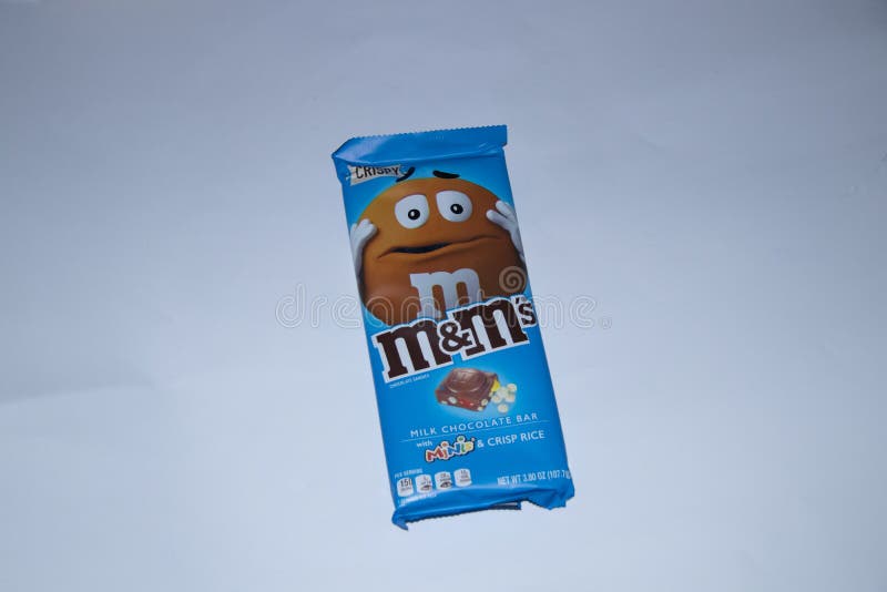M&m Chocolate Bar Candy Bar Editorial Stock Image - Image of food ...