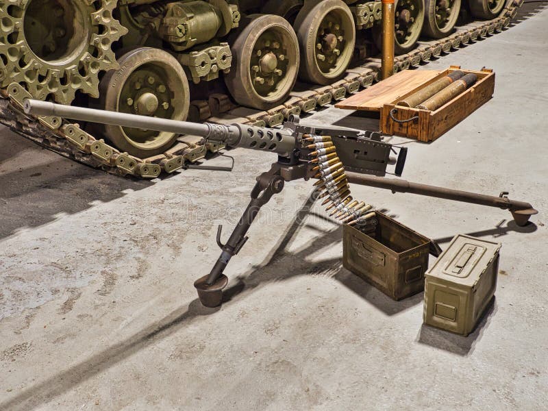 The M2 Machine Gun or Browning .50 Caliber Machine Gun Editorial ...