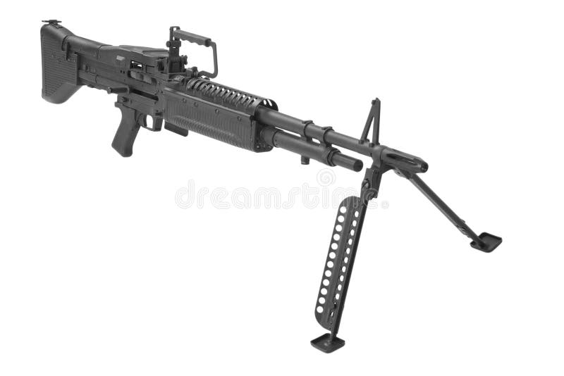 M60 machine gun stock photo. Image of ammunition, defend - 35659398