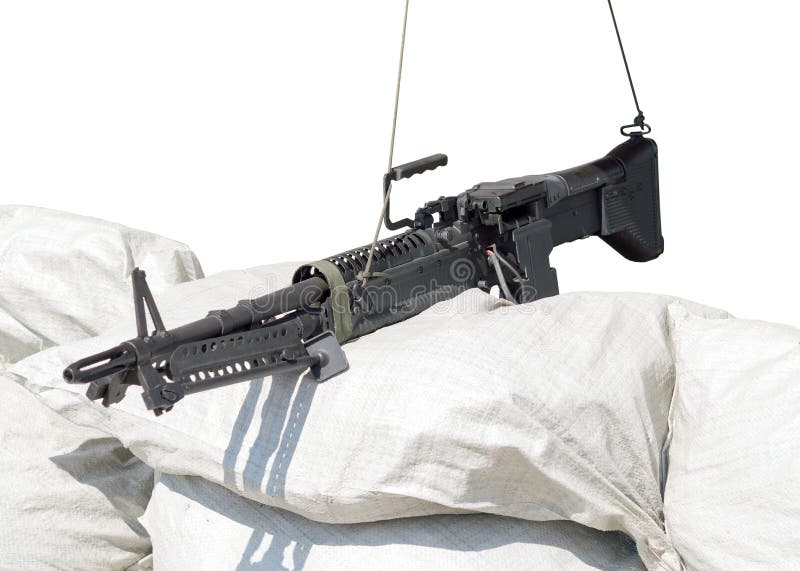 M60 machine gun stock image. Image of fire, target, army - 80058071