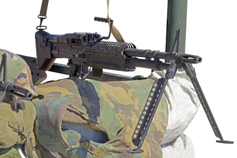 M60 machine gun stock image. Image of target, barrel - 80442063