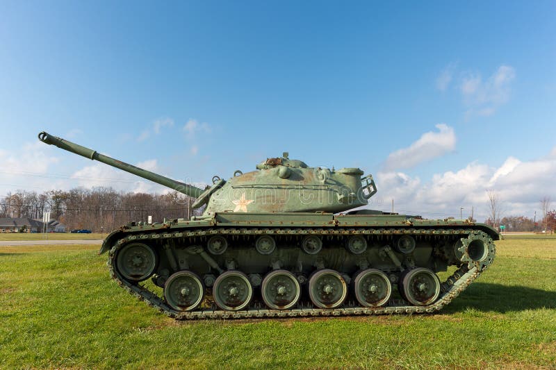 M48 Patton Army Tank Auf Anzeige Redaktionelles Stockfoto - Bild von ...