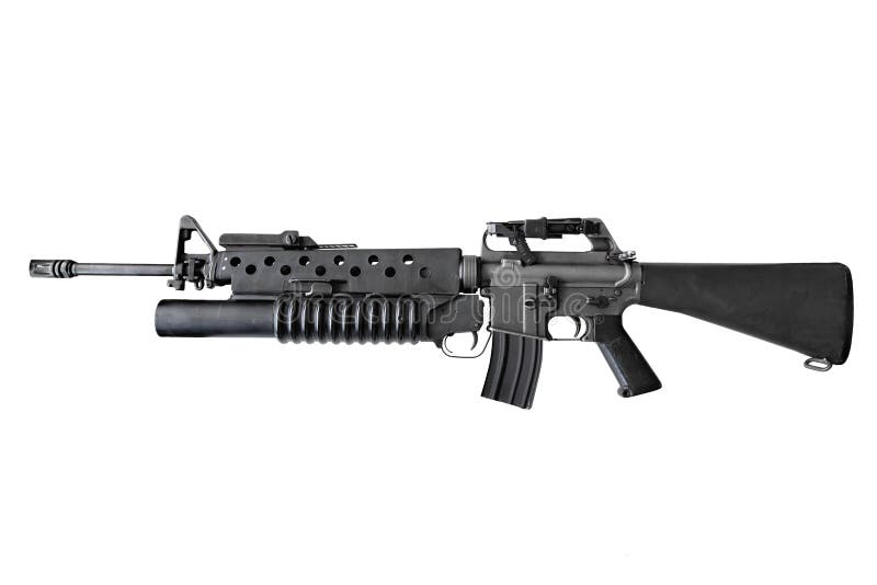 M16a1 Rifle M203 Compound Stock Photos - Free & Royalty-Free Stock ...