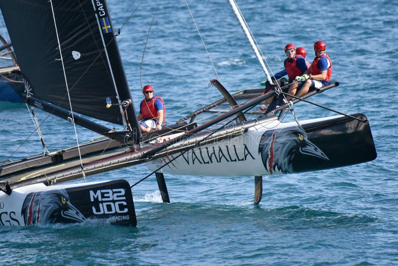 M32 Series Mediterranean, Extreme Sailing Race in Genoa, Italy ... M32 Series Mediterranean, Extreme Sailing Race in Genoa, Italy ...