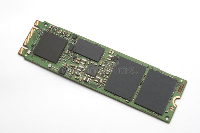 M.2 Ssd Solid State Hard Drive on White Background Stock Image - Image ...