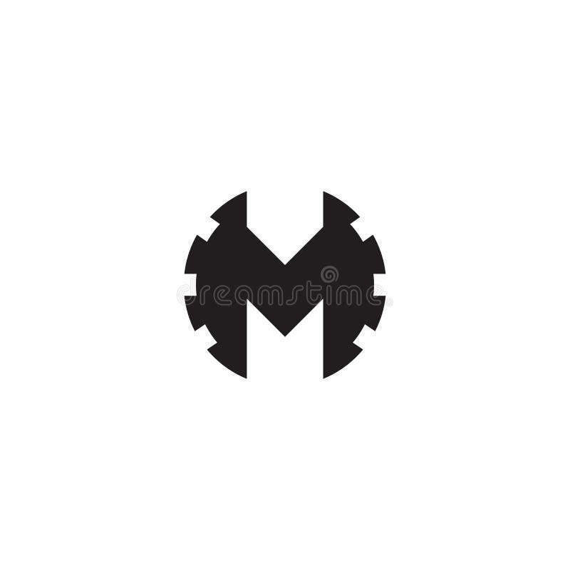 M Tool Logo. Letter M Technique Logo Stock Vector - Illustration of ...