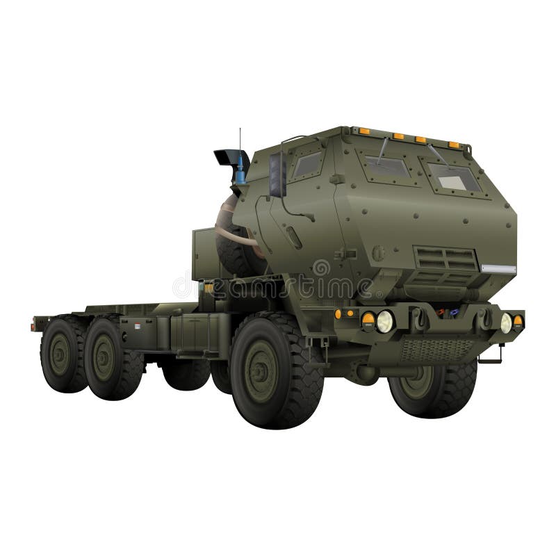 M142 High Mobility Artillery Rocket System Himars. War and Army Symbol ...