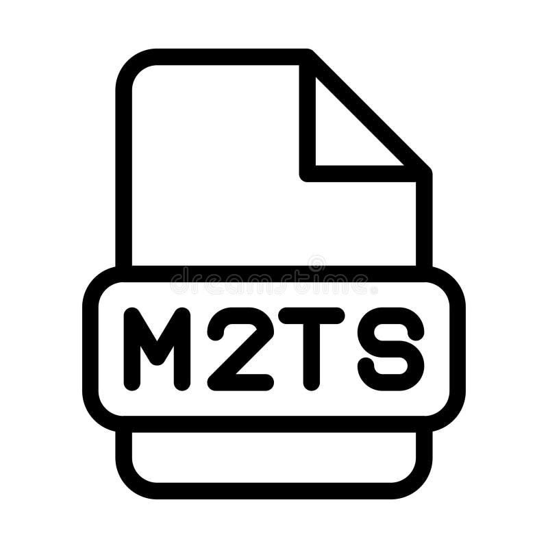 M2ts File Icon. Type Files Sign Outline Symbol Design, Icons Format ...