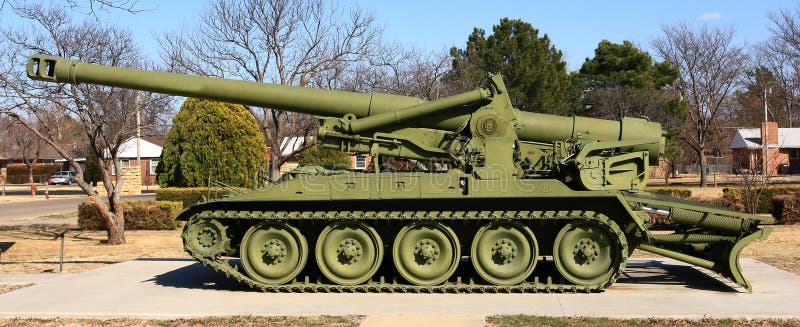 M110-A2 Howitzer Side View stock photo. Image of america - 8597054
