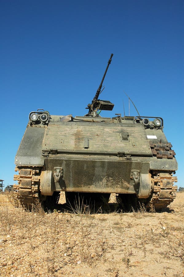 M113 Armored Personnel Carrier Stock Image - Image of artillery ...