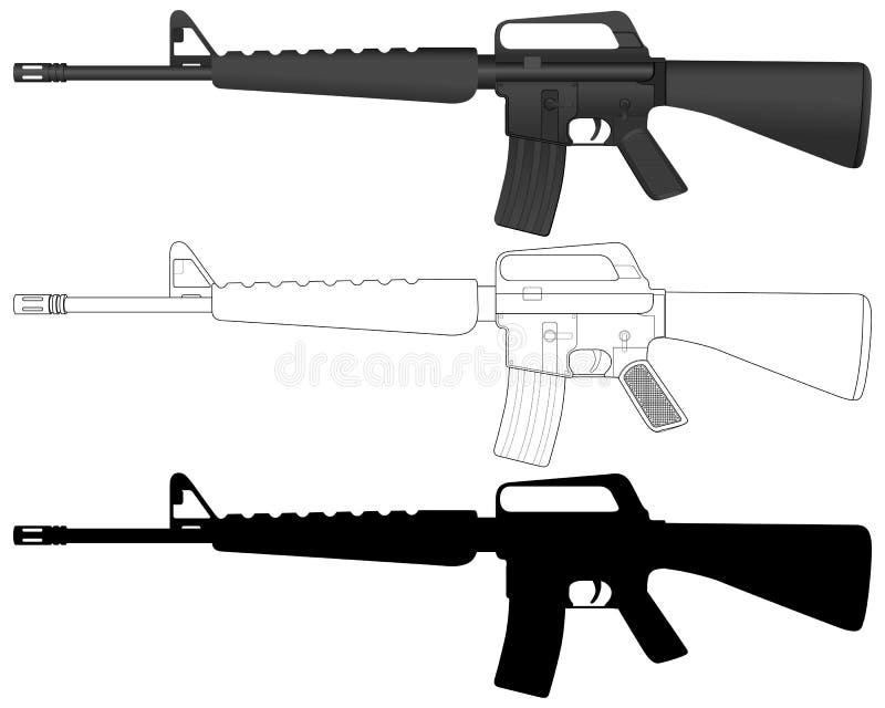 M16 Stock Illustrations – 1,264 M16 Stock Illustrations, Vectors ...