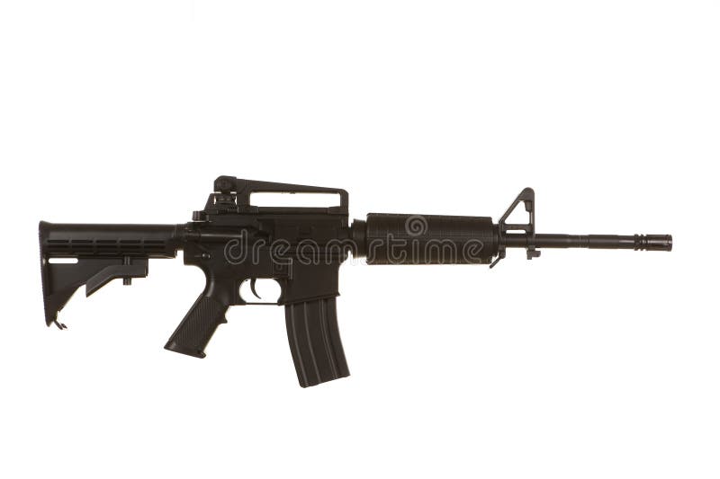 M4 Assault Rifle Variants stock image. Image of military - 12554975