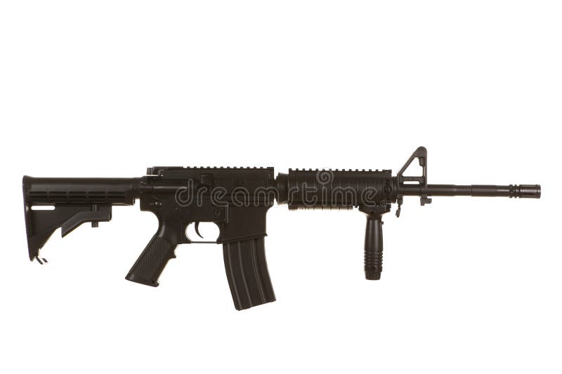 M4 Assault Rifle Variants stock image. Image of military - 12554975
