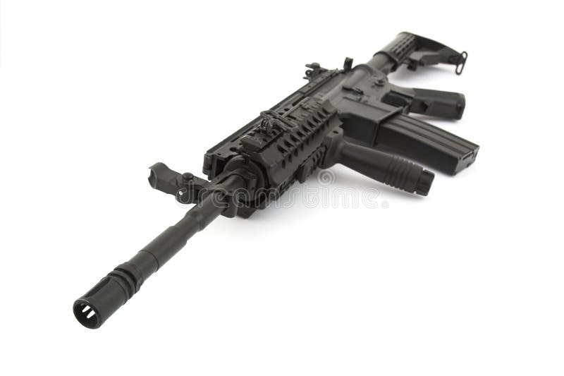 Machinegeweer stock afbeelding. Image of automatisch - 18230671