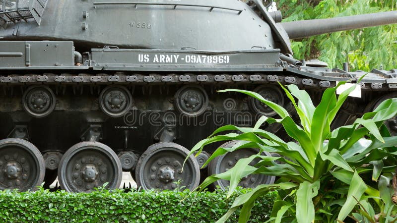 M48 Patton Tank in a Museum in Saigon (Vietnam) Stock Image - Image of ...