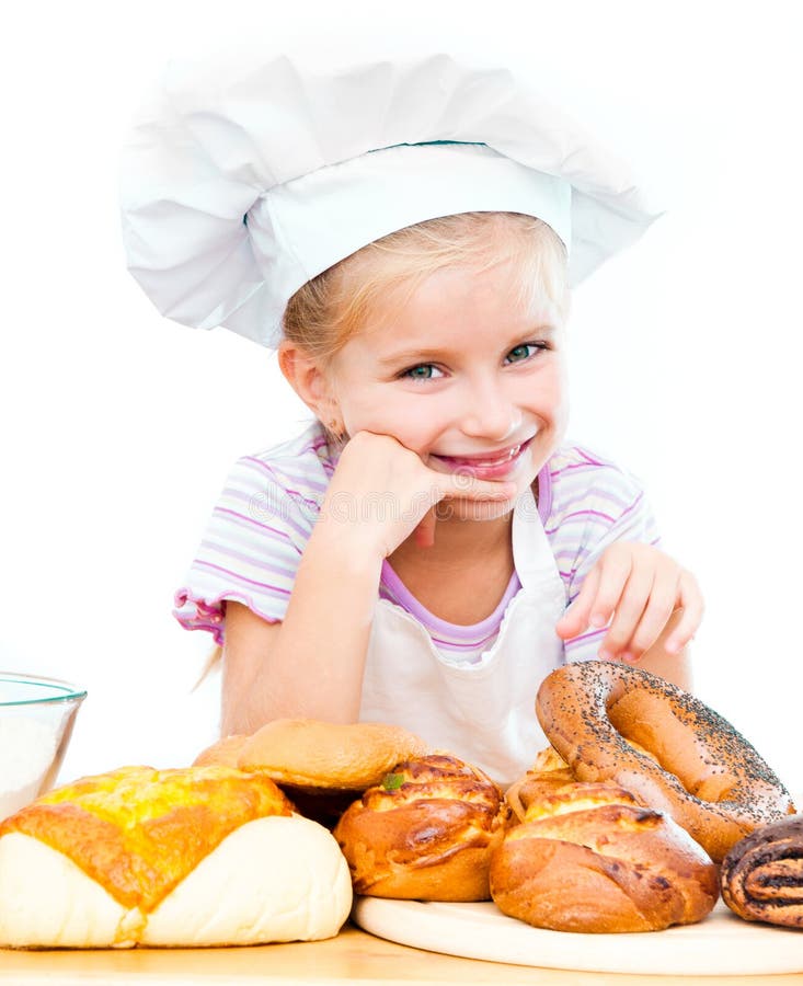 Mały piekarz obraz stock. Obraz złożonej z kulinarny - 26459269