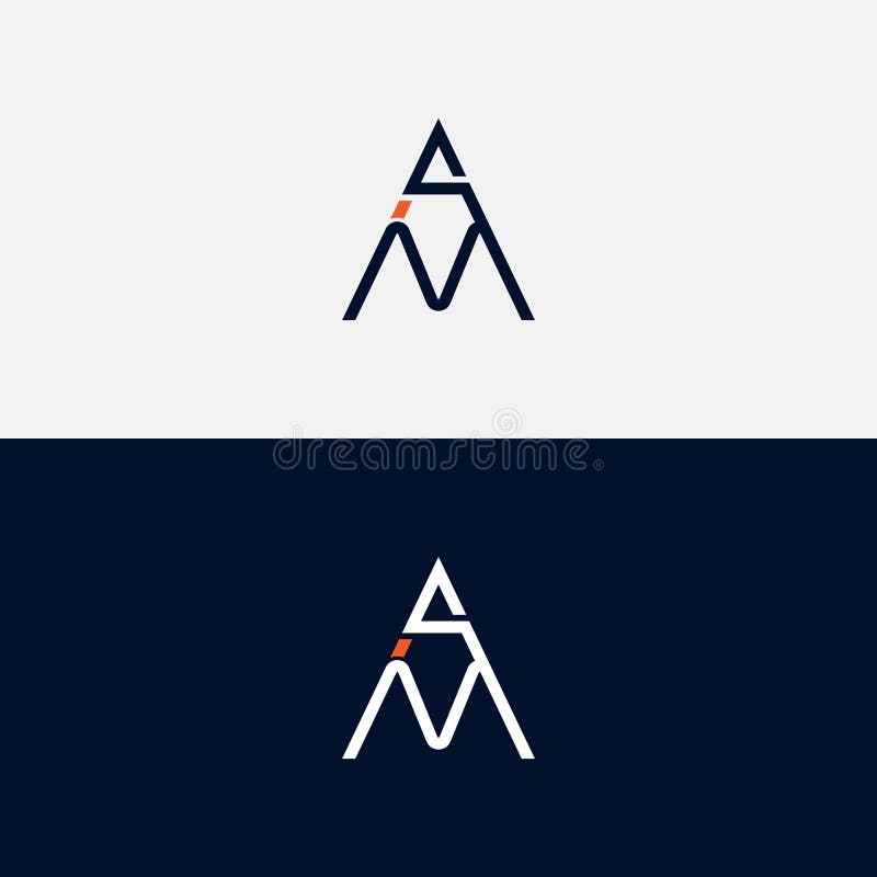 MA Alphabet Letters Initials Monogram Logo am, M and a. Letter Ma am ...