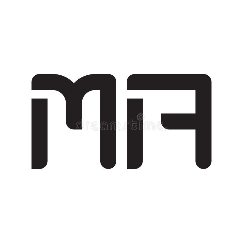 Ma Initial Letter Vector Logo Icon Stock Vector - Illustration of ...