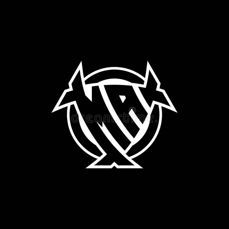 MA Logo Monogram Triangle Shield and Circle Shape Stock Vector ...