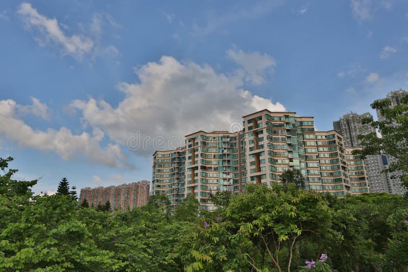Ma on Shan, Hong Kong stock photo. Image of skyscrapers - 55211124