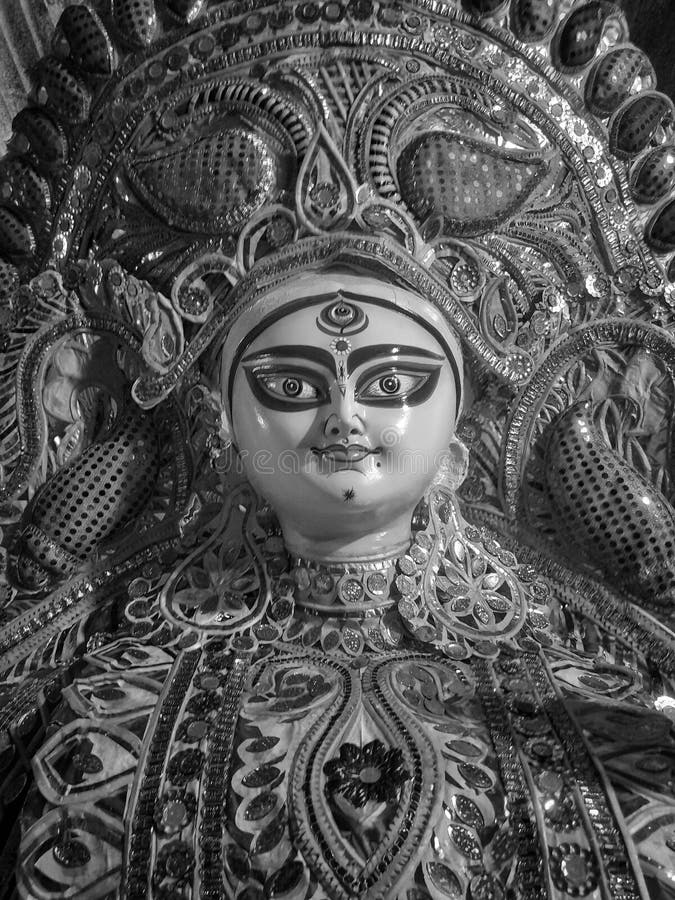 Maa Durga Puja in Kolkata West Bengal Stock Image - Image of puja ...