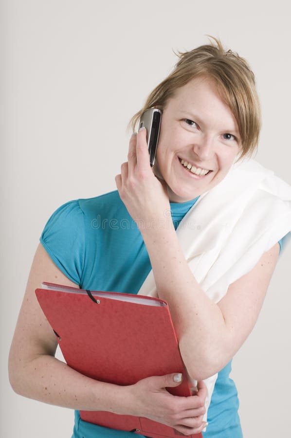 Maak een telefoongesprek stock foto. Image of levensstijl - 13342376