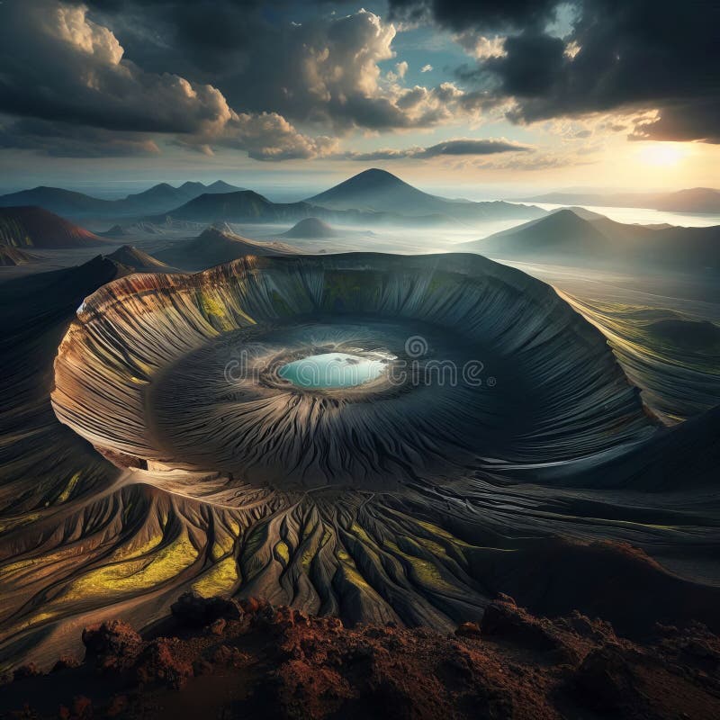 Maar Craters Stock Illustrations – 1 Maar Craters Stock Illustrations ...