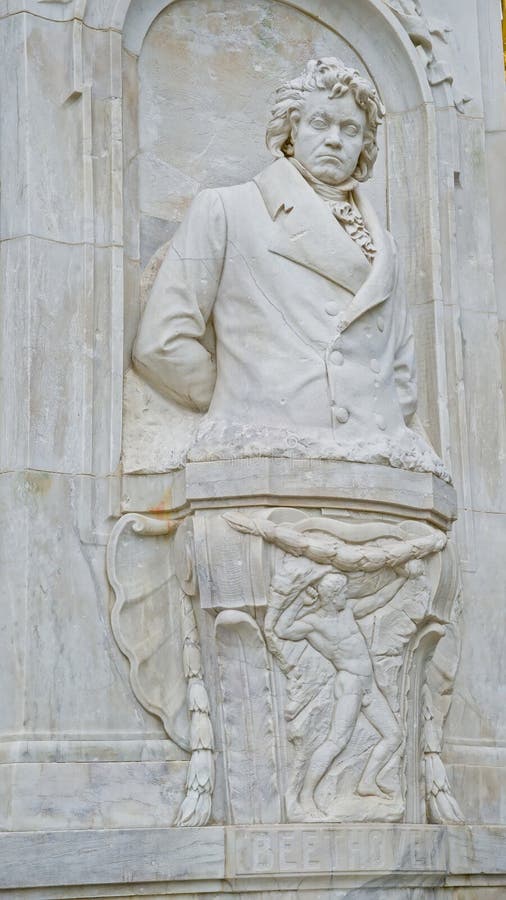 MaArble Beethoven Sculpture Editorial Photography - Image of arch ...