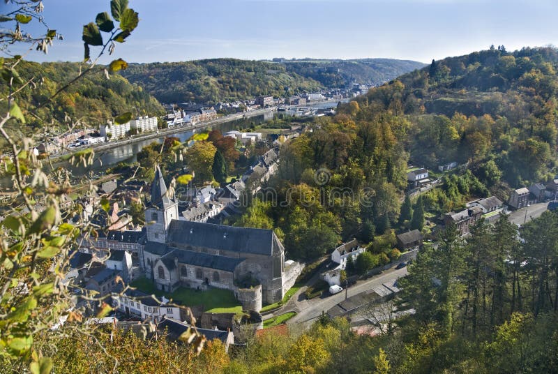 Maas River Valley stock photo. Image of horizon, dinant - 3541572