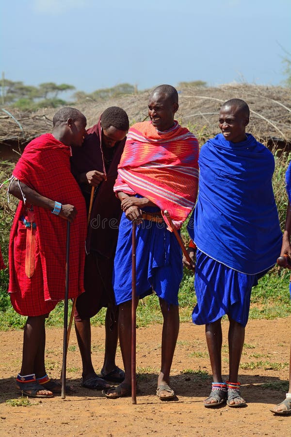Maasai men, Kenya editorial image. Image of countryside - 68851260