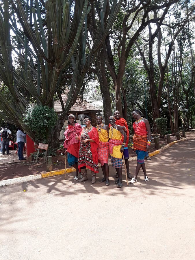 Maasai editorial stock image. Image of tree, plant, tourism - 104813939