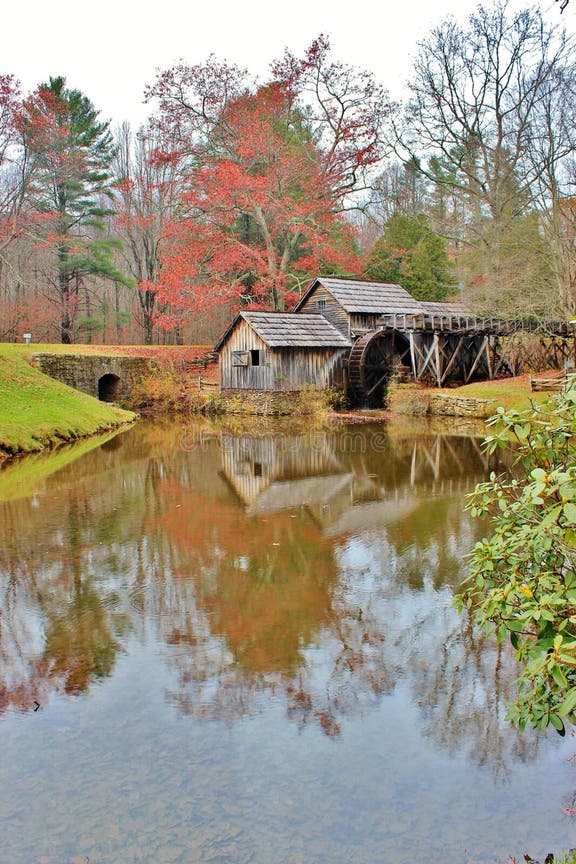 Mabry Mill stock photo. Image of wooden, fall, sawmill - 22850678