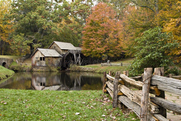 Mabry Mill stock image. Image of powered, restored, parkway - 9773257