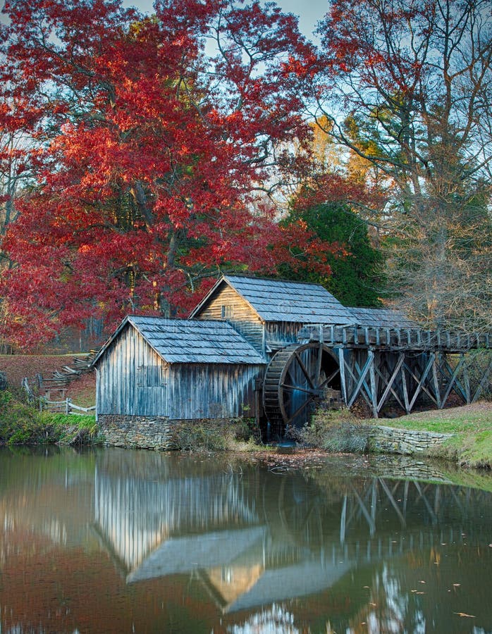 Mabry Mill, Blue Ridge Parkway Stock Photo - Image of blacksmith, ridge ...
