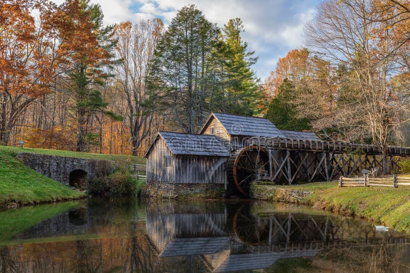 Mabry Mill stock photo. Image of rural, landscape, stone - 46153368