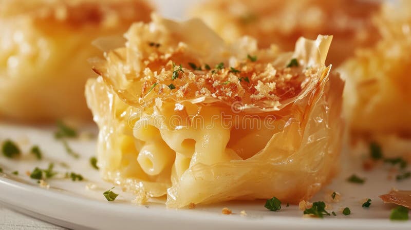 Crispy Parmesan Phyllo Stock Illustrations – 4 Crispy Parmesan Phyllo ...