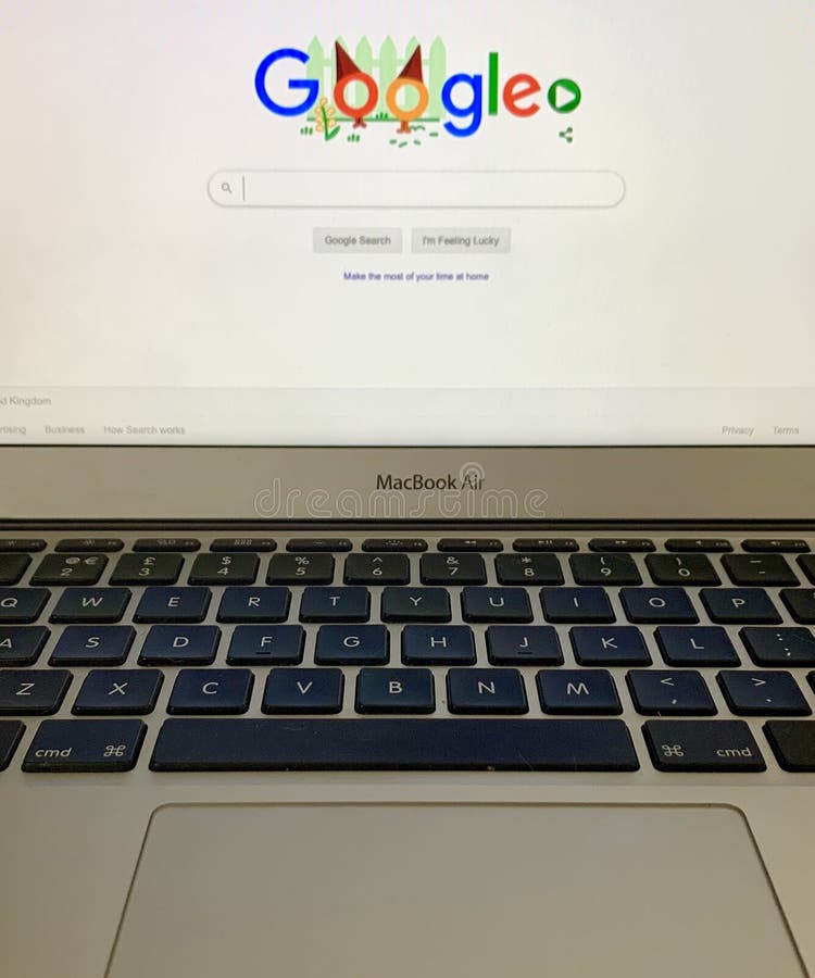 Mac Google editorial stock image. Image of macbook, computer - 181533884