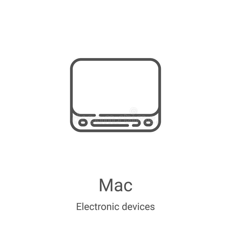 Mac Outline Stock Illustrations – 493 Mac Outline Stock Illustrations ...