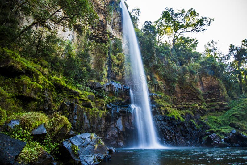 The Mac-Mac River Falls in South Africa Stock Photo - Image of pond ...