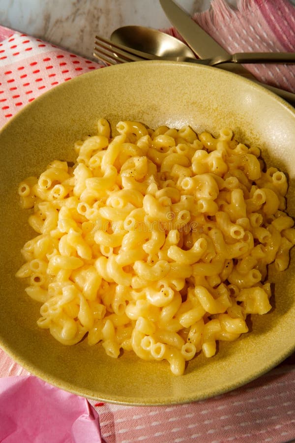 Mac N Cheese stock photo. Image of plain, gouda, conchiglie - 208934682