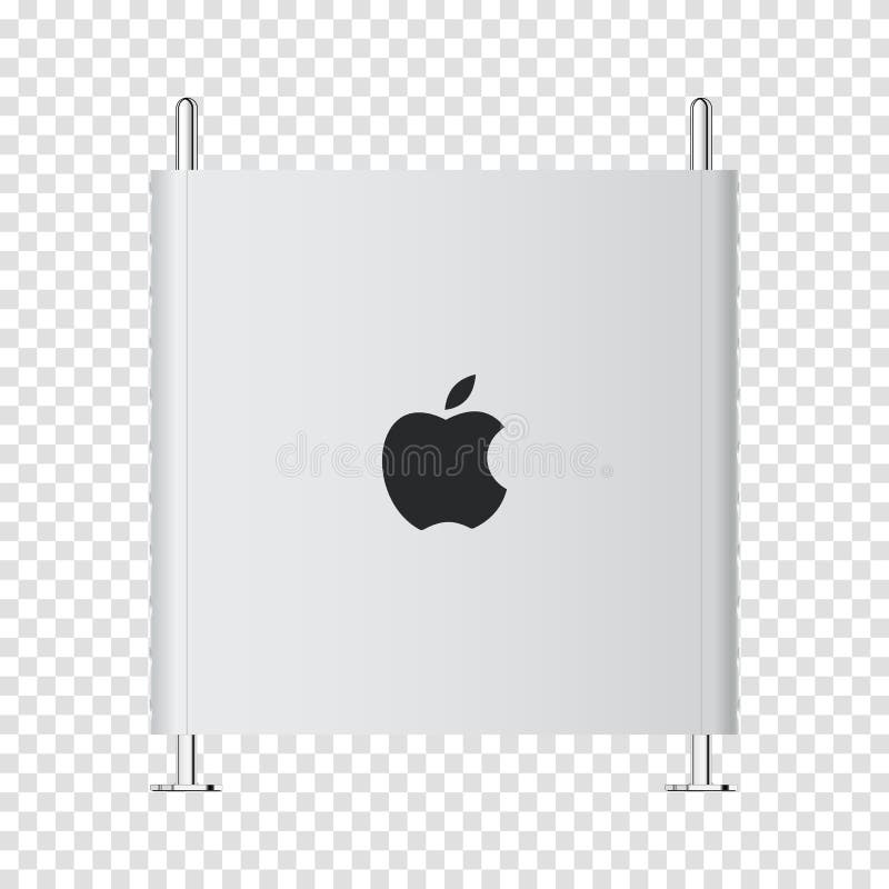 Mac Pro computer by Apple. editorial photography. Illustration of icon ...