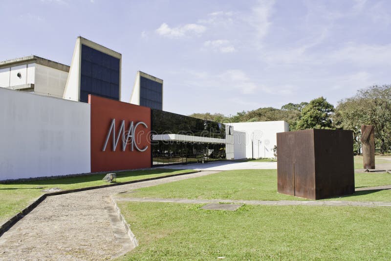 MAC-USP - São Pablo - El Brasil Fotografía editorial - Imagen de arte ...