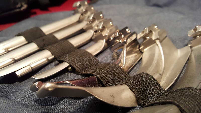 Mac Vs Miller Intubation stock photo. Image of intubation - 239338498