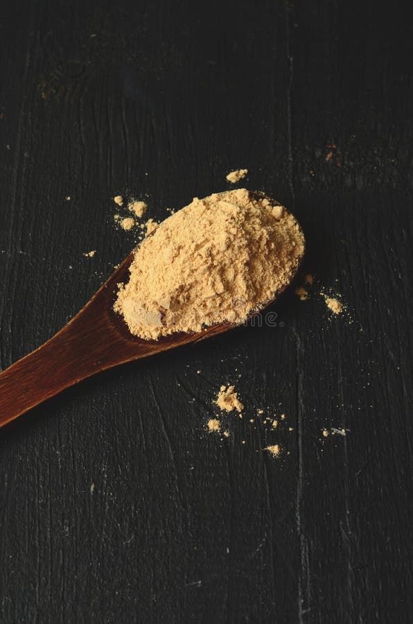 Maca root powder stock photo. Image of super, medicine - 64624666