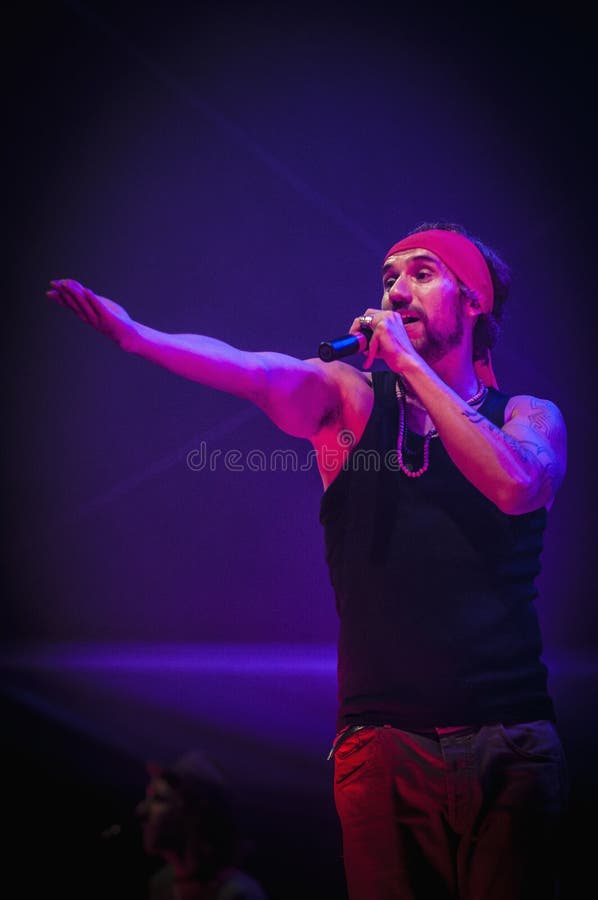 Macaco Performs at the Hard Rock Rocks La Merce Editorial Photography ...