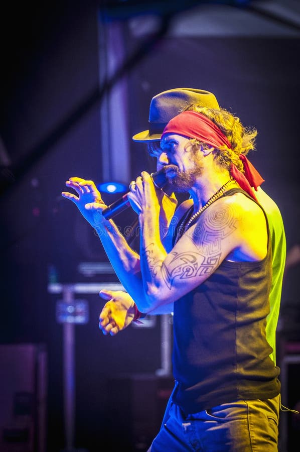 Macaco Performs at the Hard Rock Rocks La Merce Editorial Stock Image ...