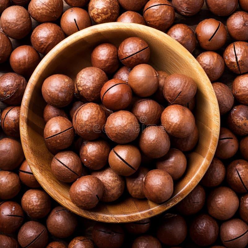 Macadamia Food, AI Generated Stock Illustration - Illustration of ...