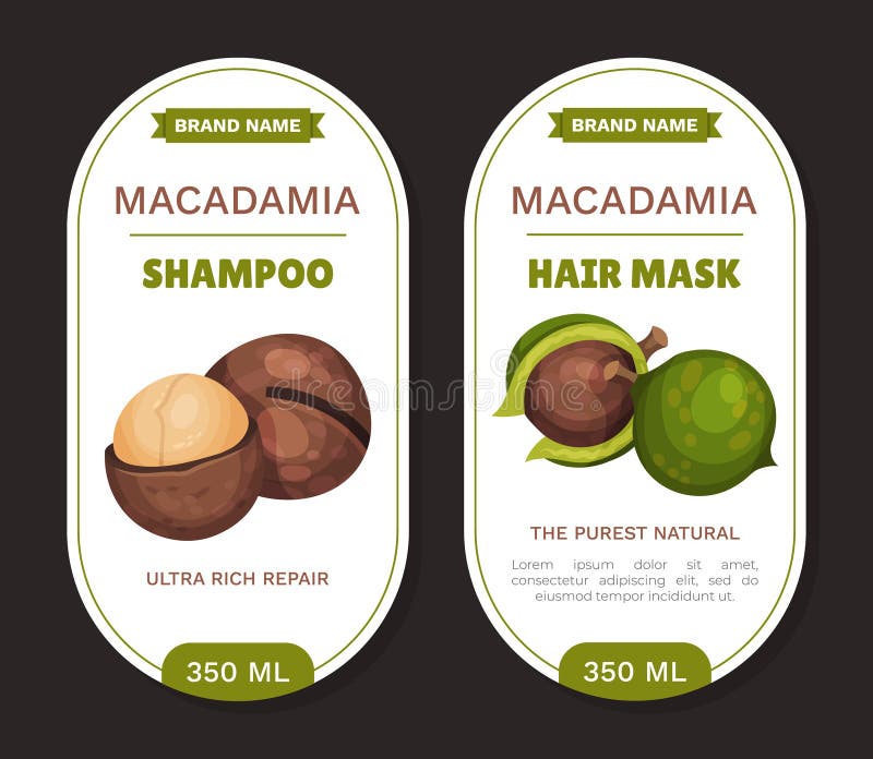 Shampoo Label Template Stock Illustrations – 9,888 Shampoo Label ...
